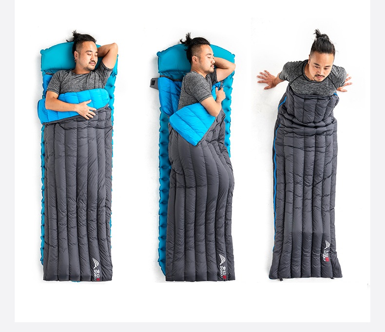 Cold resistant sleeping bag for adults